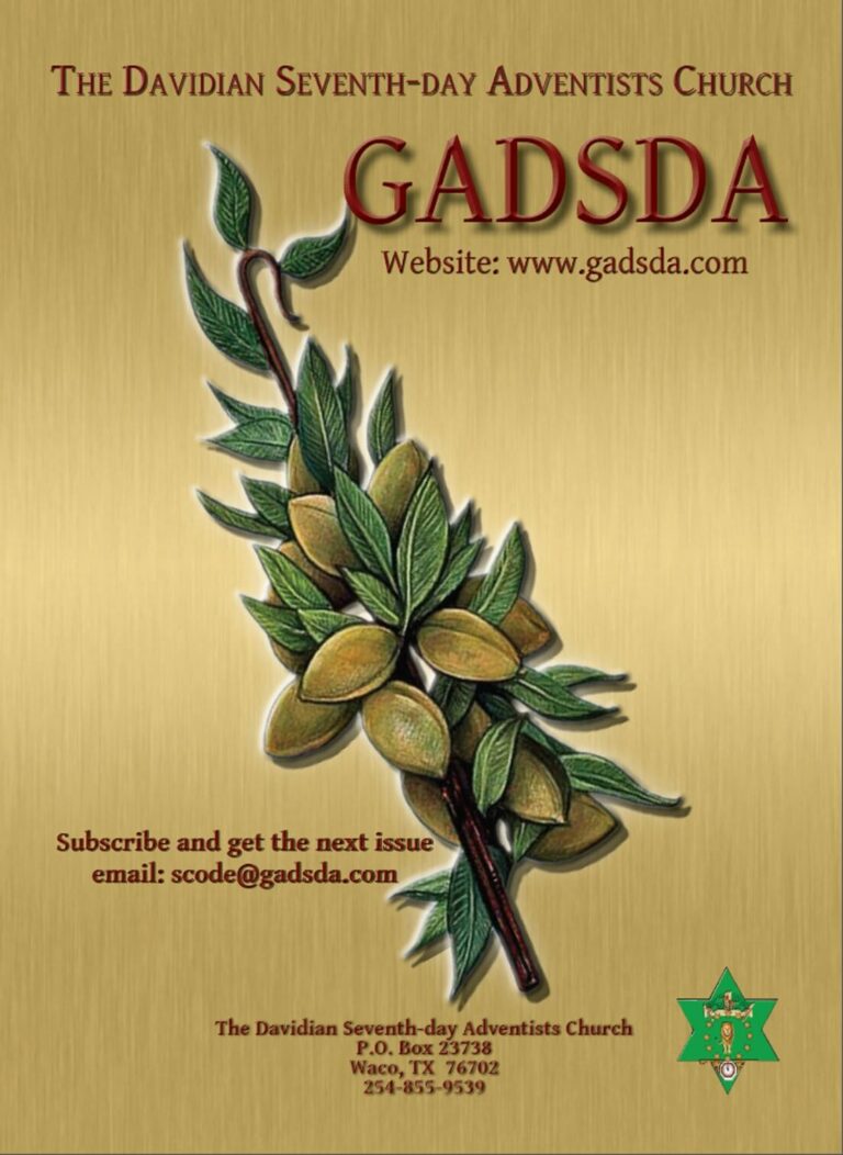 Volume 2021 The Symbolic Code Nos 1 2 3 The Davidian Seventh Day Adventists Association